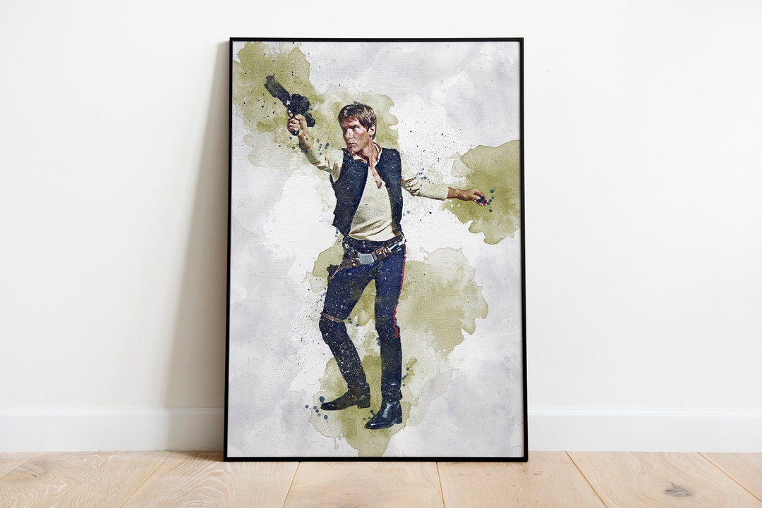 HAN SOLO POSTER - Star Wars Poster - Star Wars Print - Unframed Poster ...