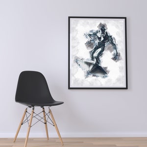 SILVER SURFER Silver Surfer Poster Silver Surfer Digital Marvel Poster ...
