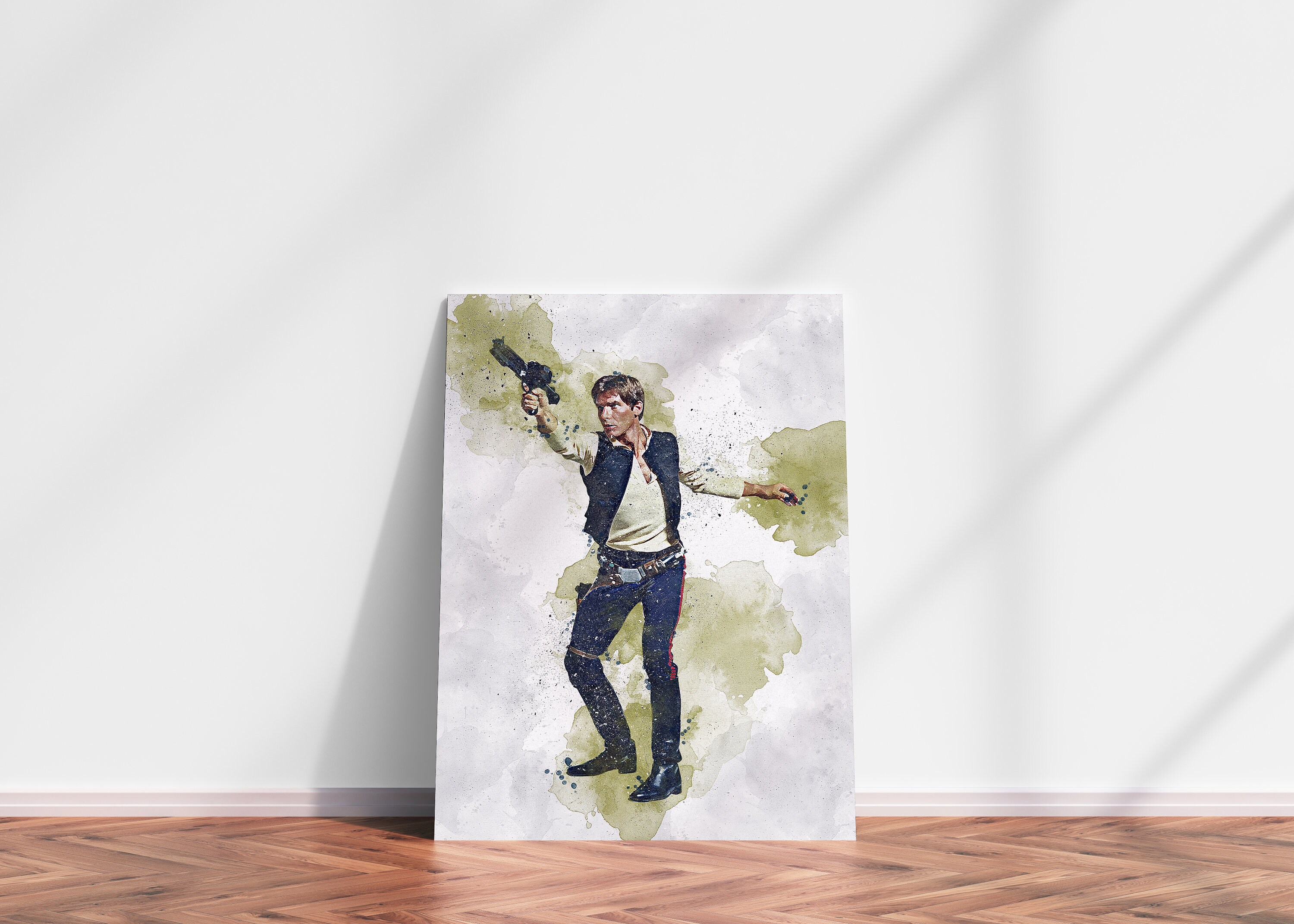 HAN SOLO Han Solo Digital Star Wars Poster Digital | Etsy