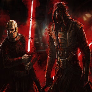 STAR WARS POSTER - Knights of Old Republic Poster - Darth Malak, Darth ...