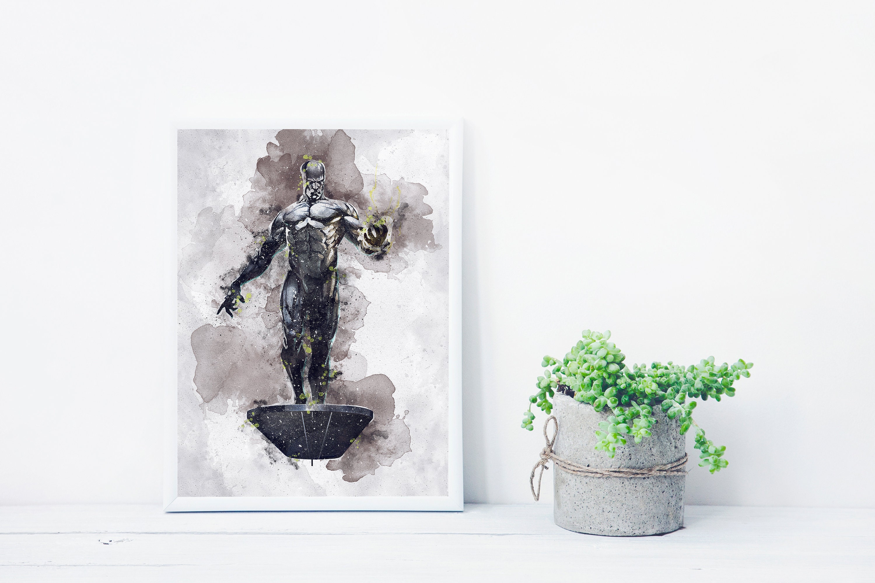 SILVER SURFER - Silver Surfer Digital - Marvel Poster - Digital ...