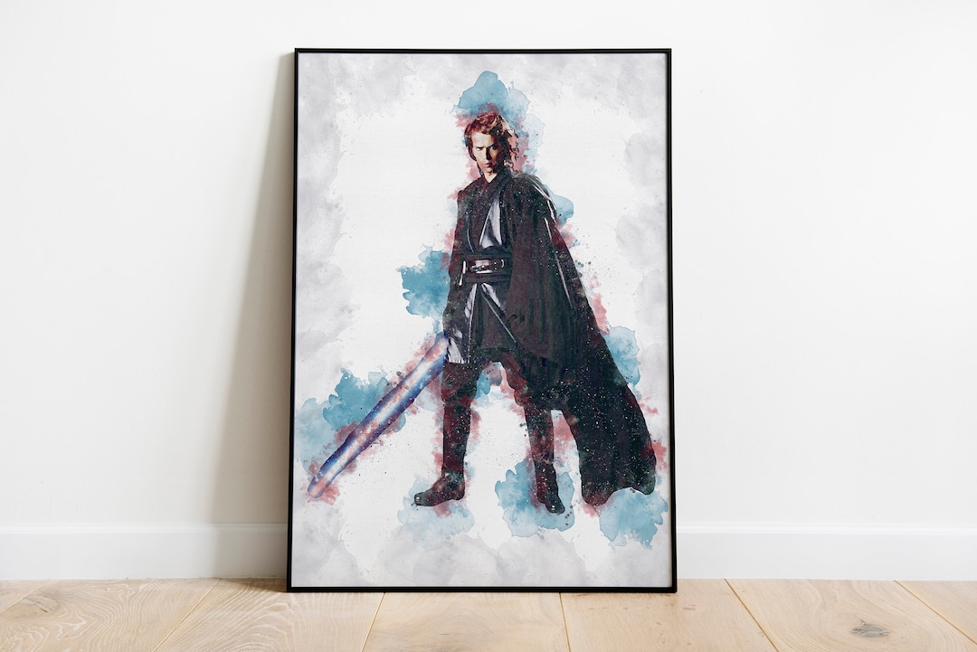 ANAKIN SKYWALKER POSTER - Star Wars Poster - Jedi Poster - Unframed ...