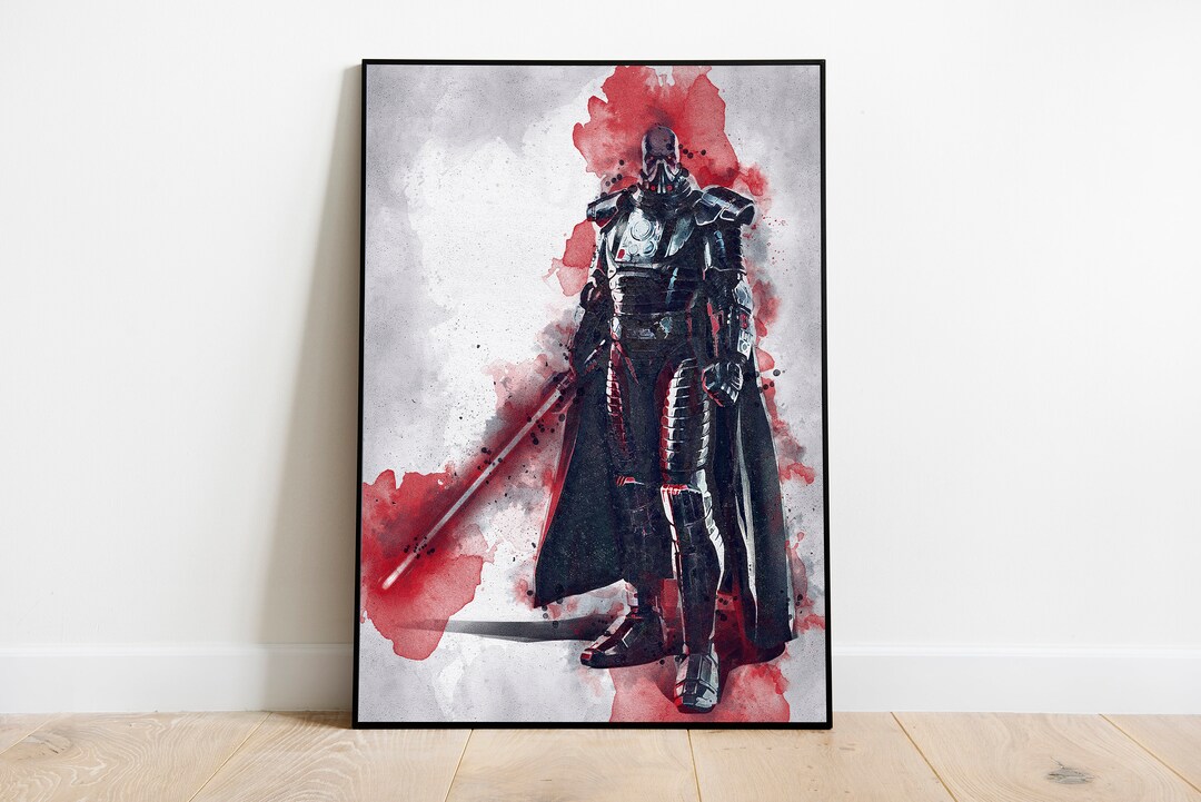 DARTH MALGUS POSTER - Star Wars Poster - Darth Malgus Print - Canvas ...