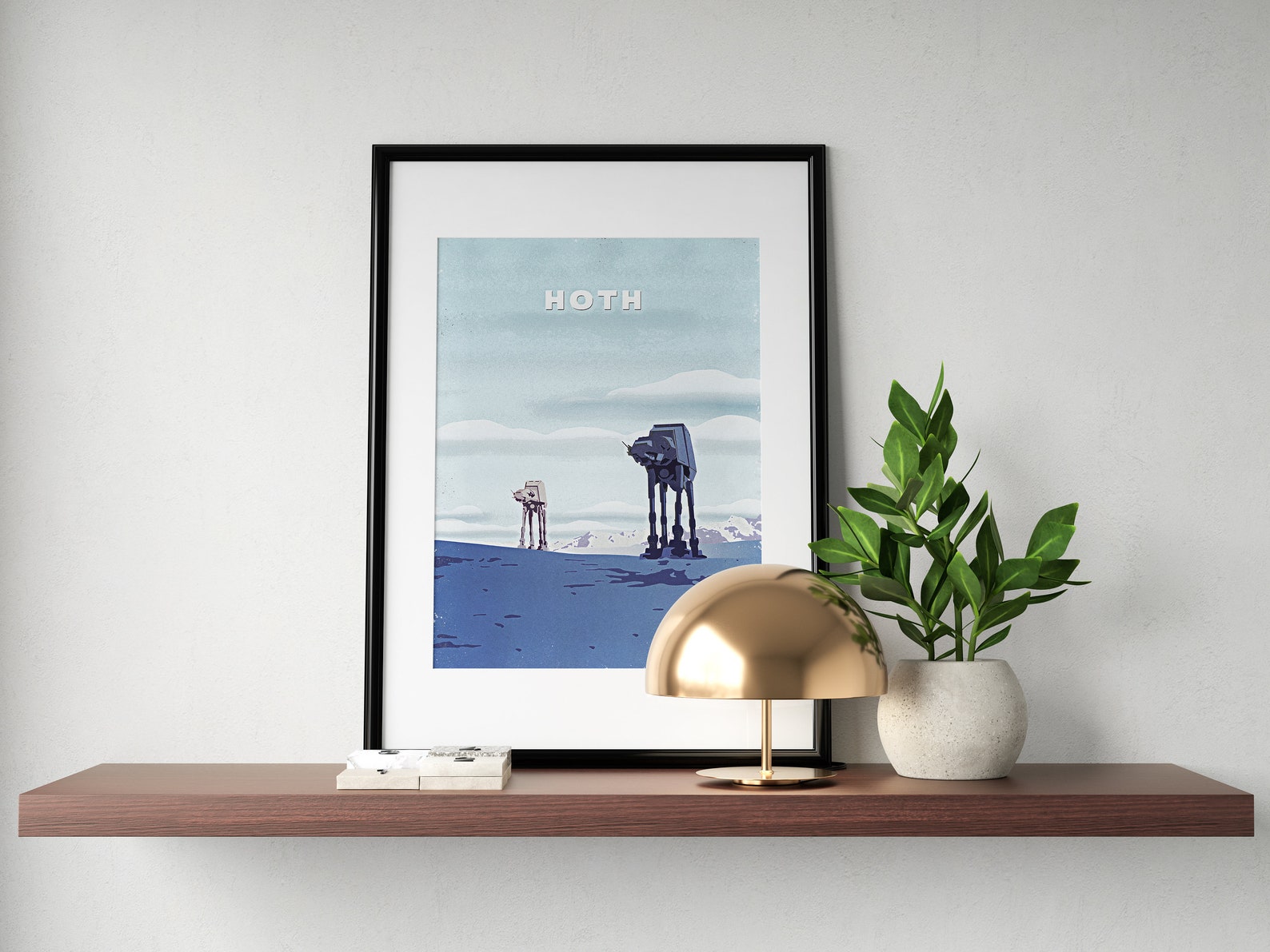 STAR WARS POSTER - Hoth Poster - Battle of Hoth Poster - Star Wars ...