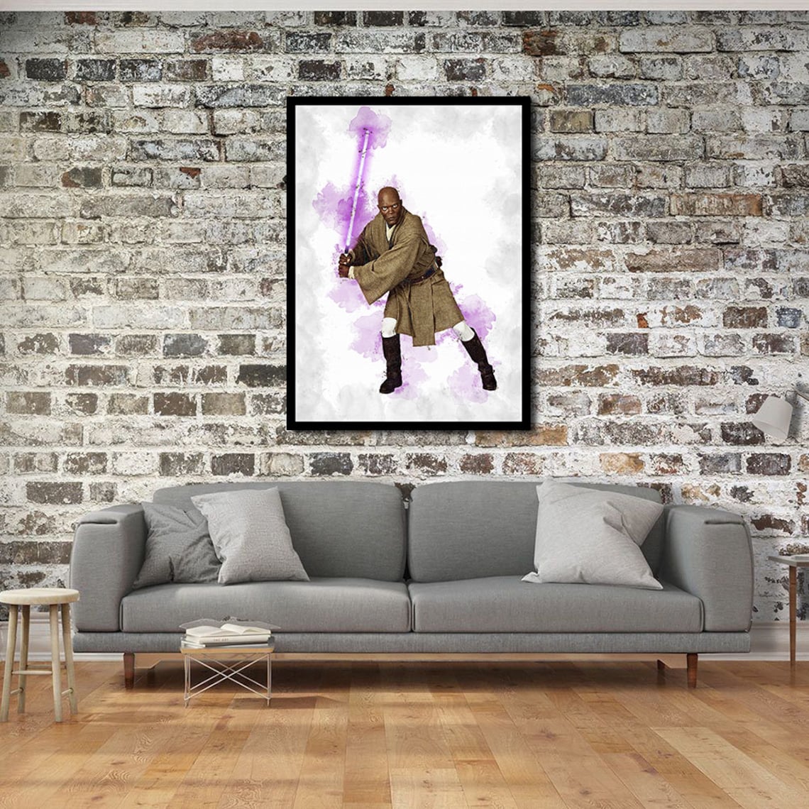 MACE WINDU - Mace Windu Poster - Mace Windu Digital - Star Wars Poster ...