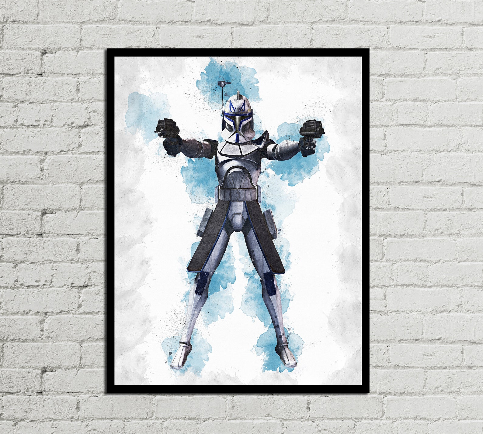 CAPTAIN REX POSTER - Star Wars Poster - Captain Rex Print - Star Wars ...