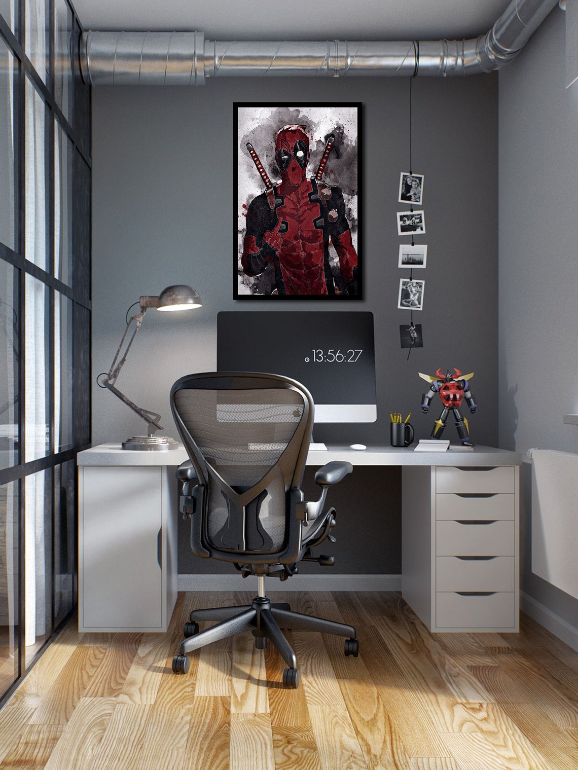 DEADPOOL Deadpool Digital Marvel Poster Digital Download | Etsy