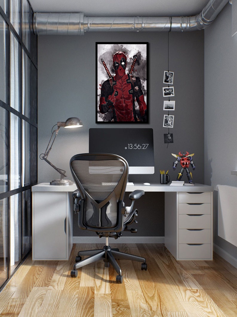 DEADPOOL Deadpool Digital Marvel Poster Digital Download | Etsy