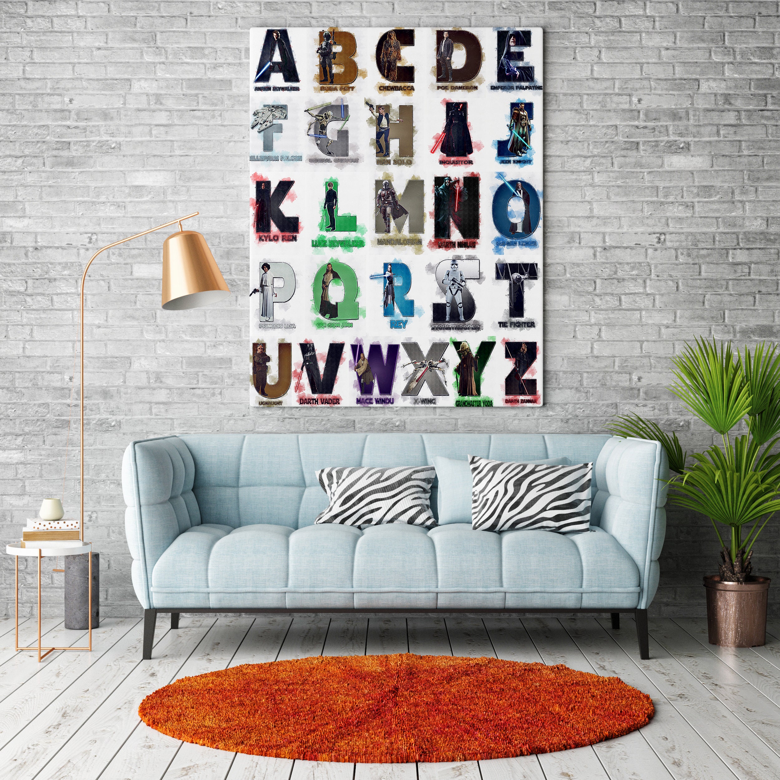 STAR WARS POSTER Star Wars Alphabet Star Wars Print - Etsy