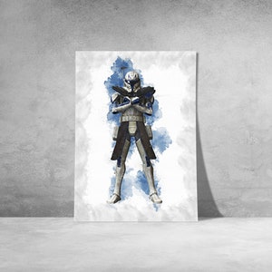 CAPTAIN REX POSTER - Star Wars Poster - Captain Rex Print - Star Wars ...