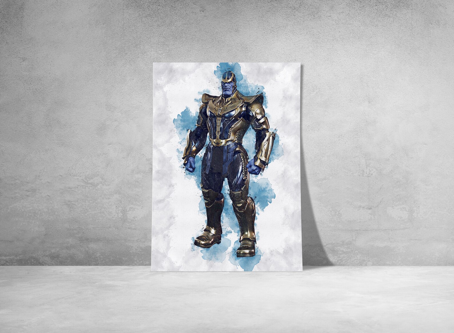 THANOS - Thanos Print - Thanos Digital - Marvel Poster - Avengers ...