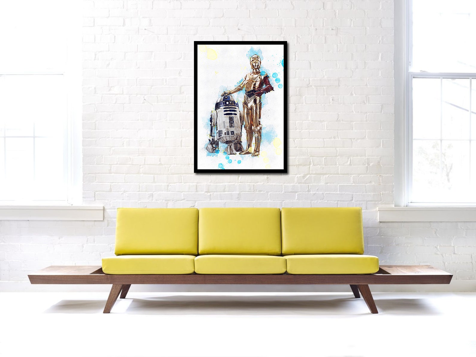 R2-D2 & C3PO Poster R2-D2 C3PO Star Wars Poster - Etsy
