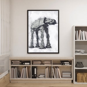 AT-AT WALKER - At-at Walker Poster - At-at Walker Digital - Star Wars ...