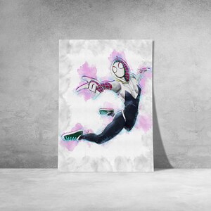 SPIDER GWEN POSTER - Spider-man: Across the Spider-verse - Gwen Stacy ...