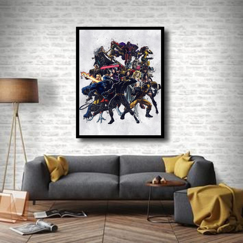 XMEN HEROES POSTER - Marvel Poster - X - Men Poster - Unframed Poster ...