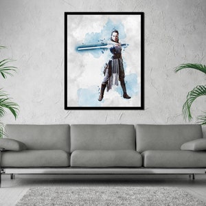 REY - Rey Poster - Rey Digital - Star Wars Poster - Digital Download ...