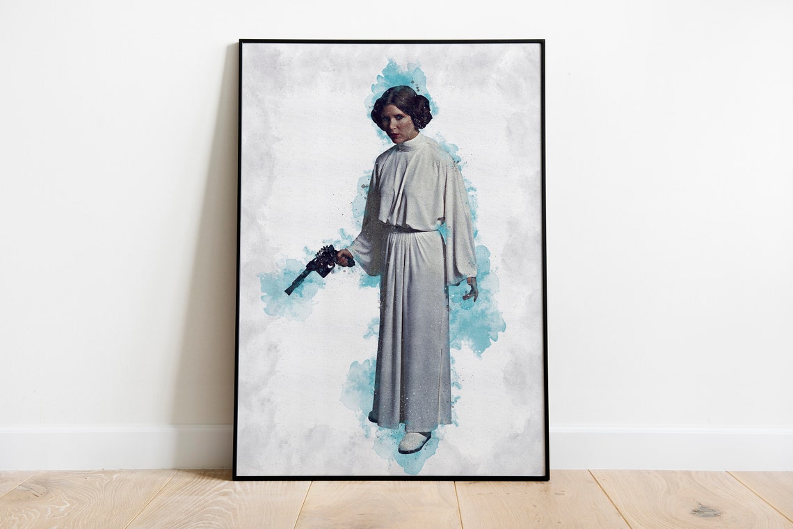 PRINCESS LEIA POSTER Star Wars Poster Leia Organa Poster - Etsy