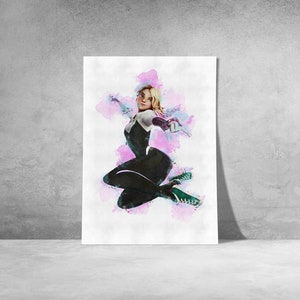 SPIDER GWEN POSTER - Spider-man: Across the Spider-verse - Gwen Stacy ...