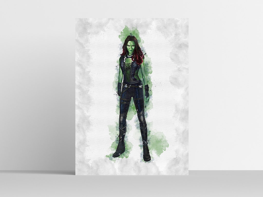 GAMORA POSTER Guardians of the Galaxy Poster Marvel Poster - Etsy