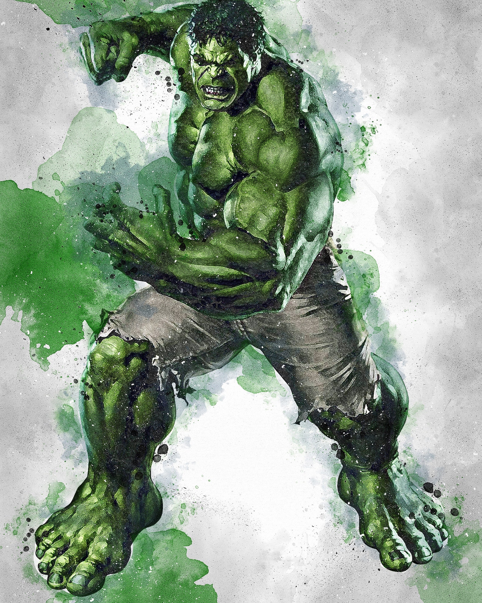 HULK Hulk Digital Marvel Poster Avengers Poster - Etsy