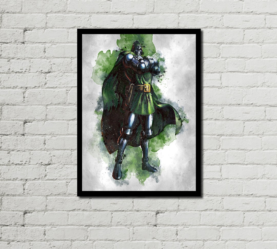 DR. DOOM - Dr. Doom Poster - Dr. Doom Digital - Marvel Poster - Digital ...