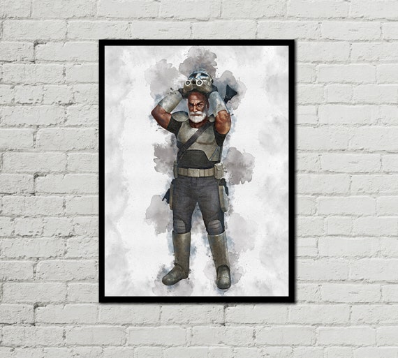 CAPTAIN REX POSTER Star Wars Poster Captain Rex Print | Etsy