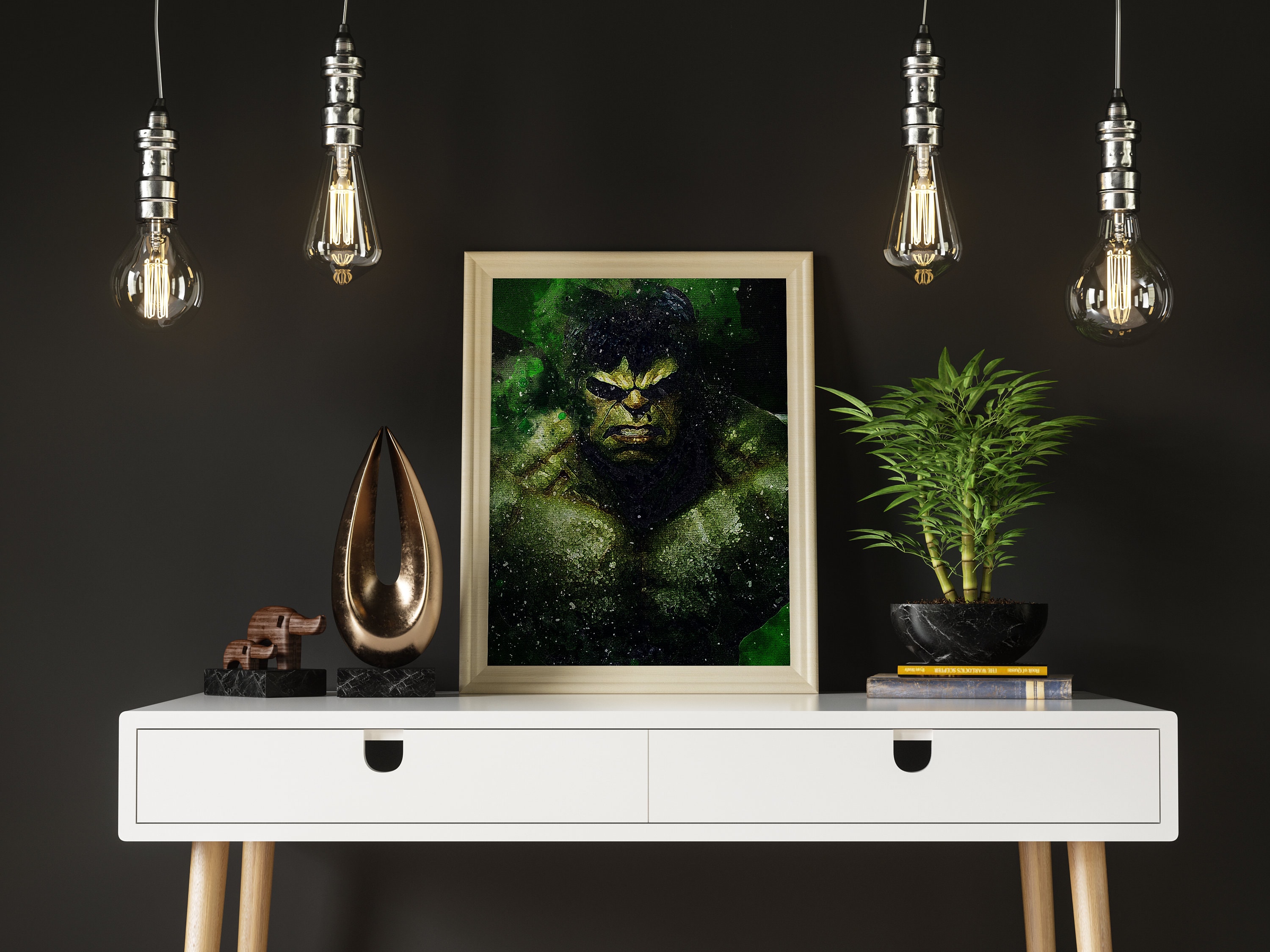 HULK Hulk Digital Marvel Poster Avengers Poster - Etsy