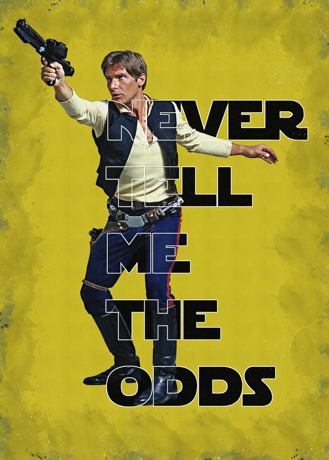 HAN SOLO Han Solo Digital Star Wars Poster Digital - Etsy
