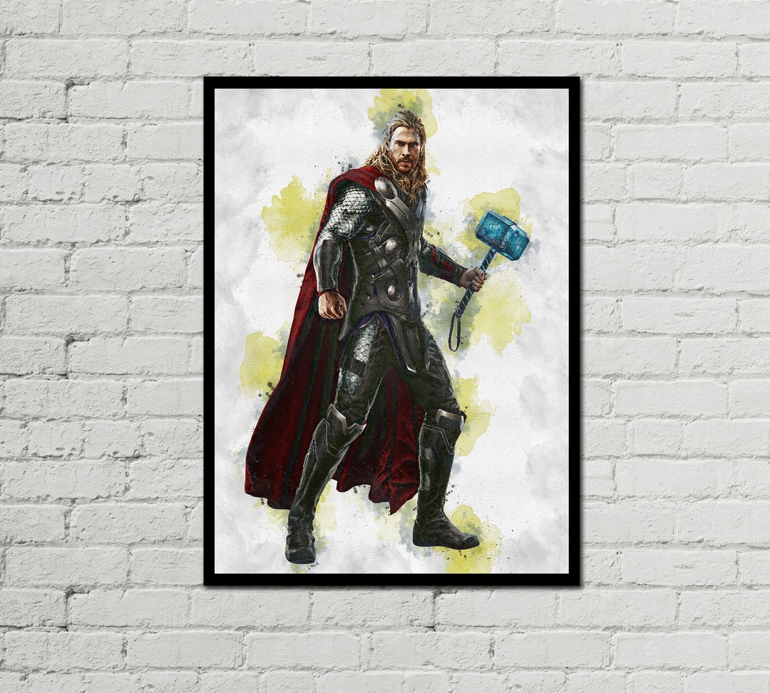 THOR Thor Digital Marvel Poster Avengers Poster Digital Download ...
