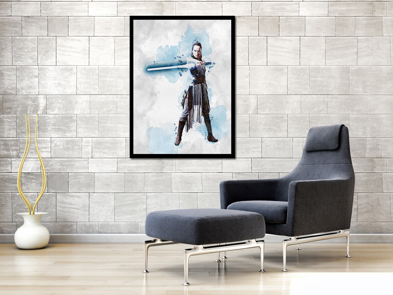 REY Rey Poster Rey Digital Star Wars Poster Digital - Etsy