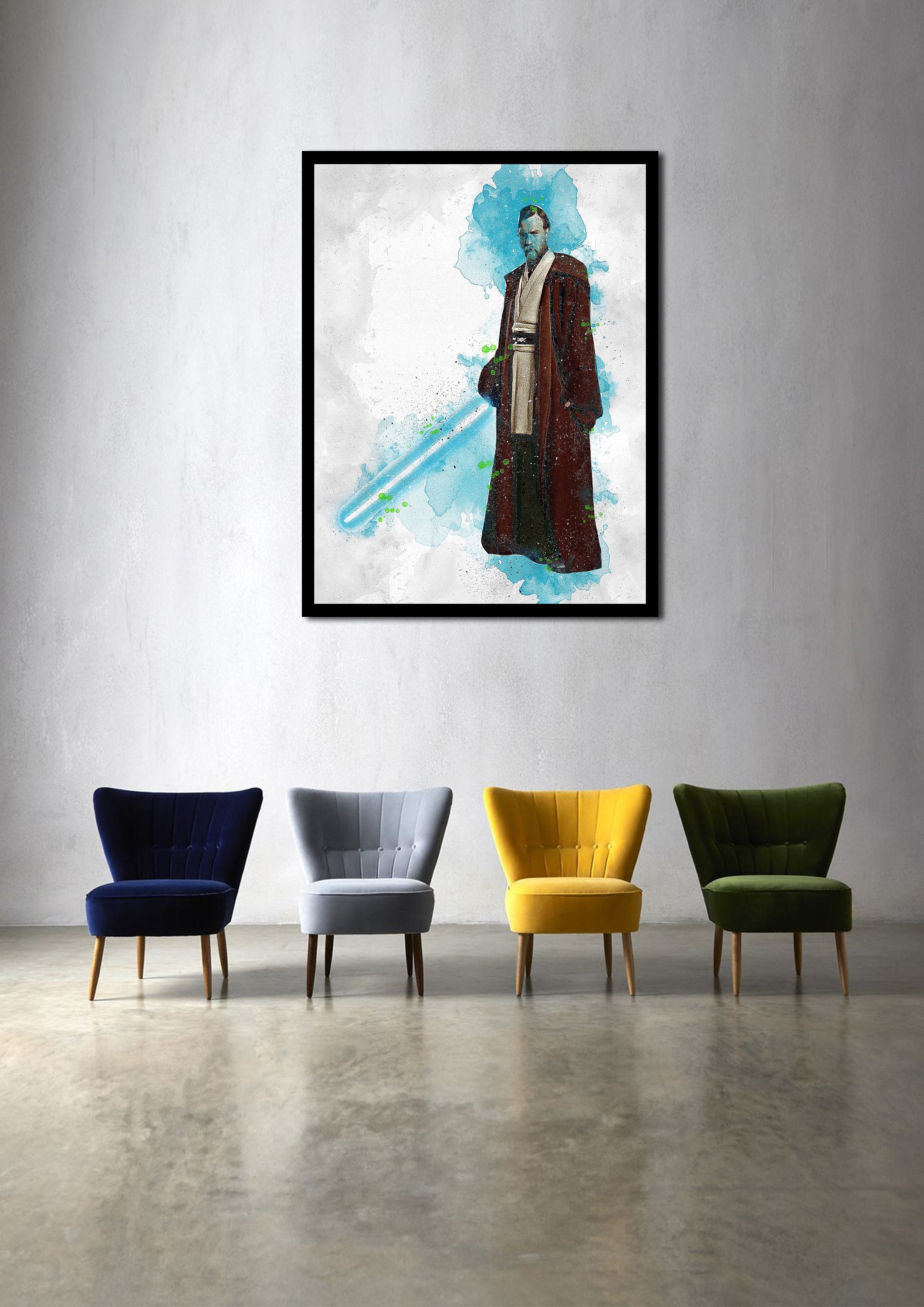 OBI-WAN KENOBI Obi-wan Kenobi Poster Obi-wan Kenobi - Etsy