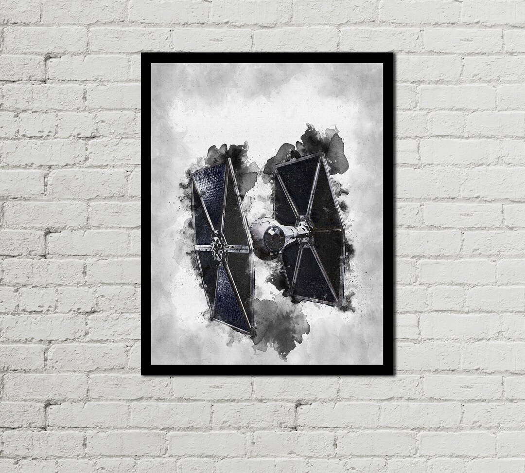 TIE FIGHTER - Tie Fighter Poster - Tie Fighter Digital - Star Warsl ...