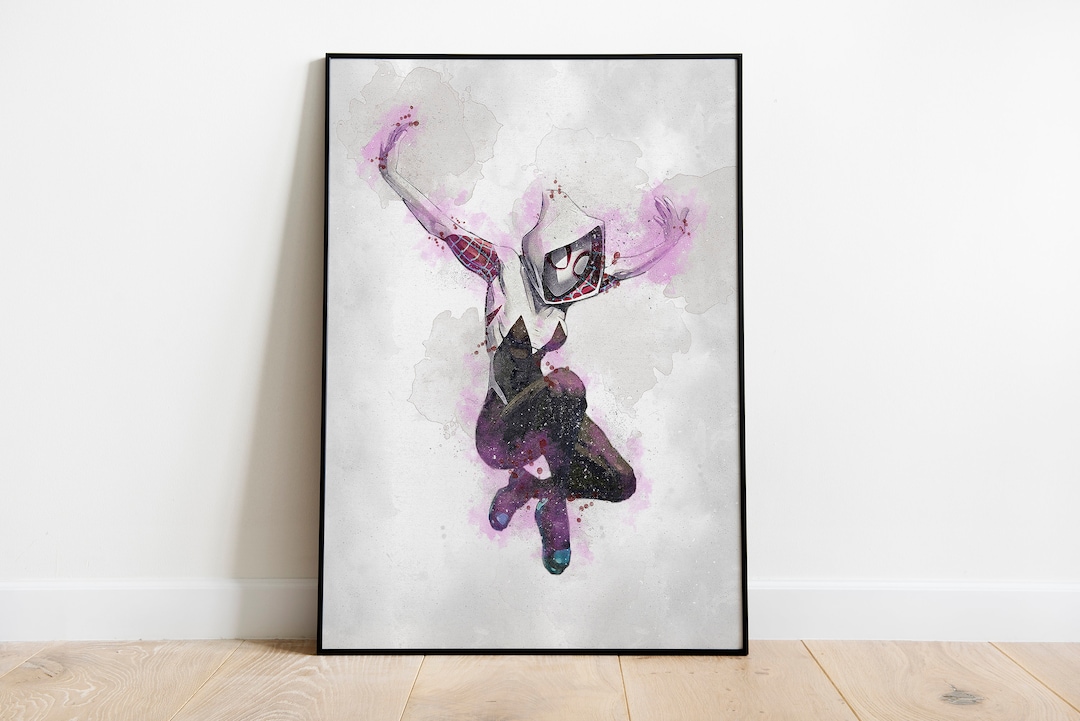 GWEN STACY POSTER Spiderman Poster Marvel Poster Unframed Poster Spider ...