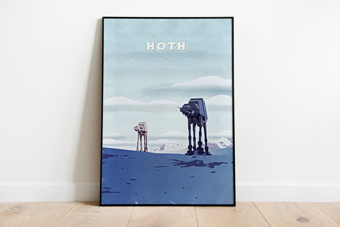 STAR WARS POSTER Hoth Poster Battle of Hoth Poster Star - Etsy