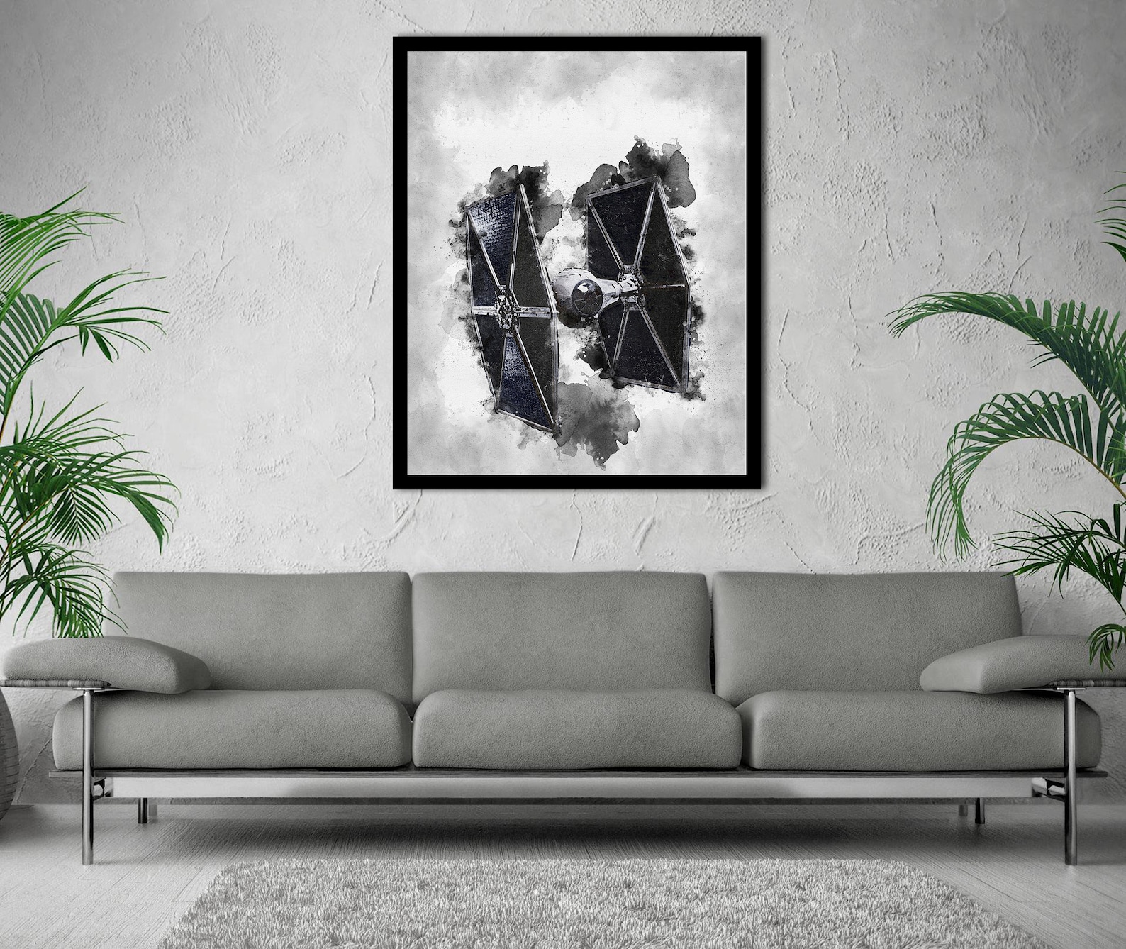 TIE FIGHTER - Tie Fighter Poster - Tie Fighter Digital - Star Warsl ...