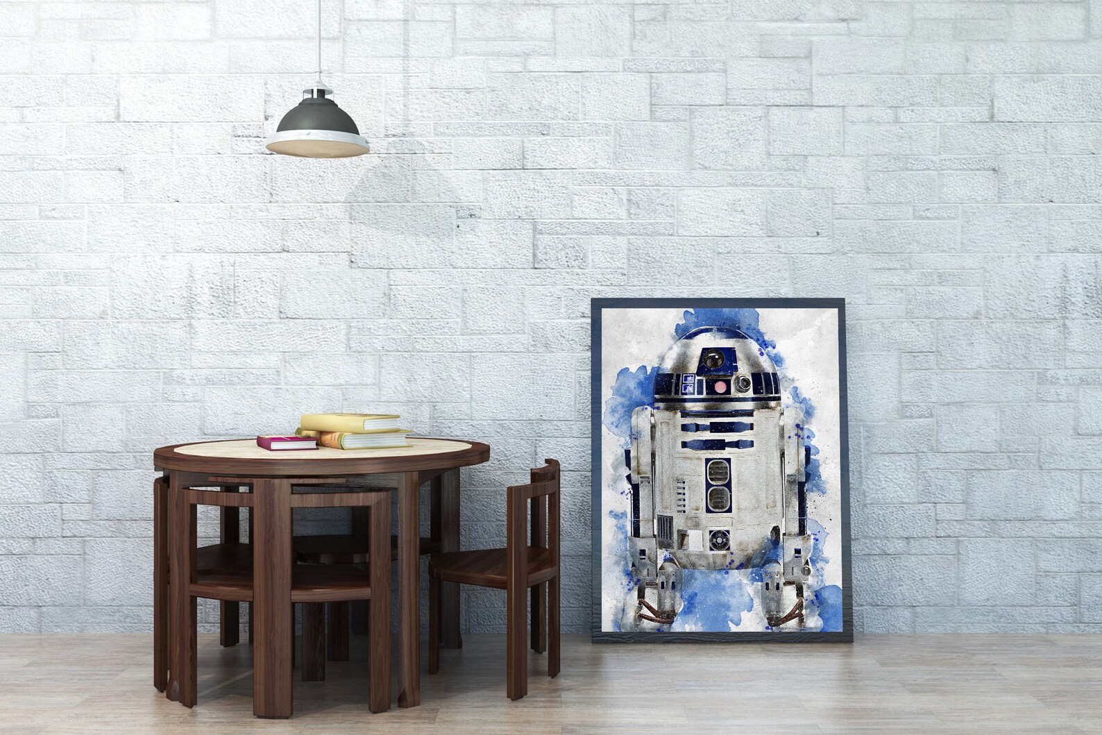 R2-D2 R2-D2 Poster R2-D2 Digital Star Wars Poster - Etsy