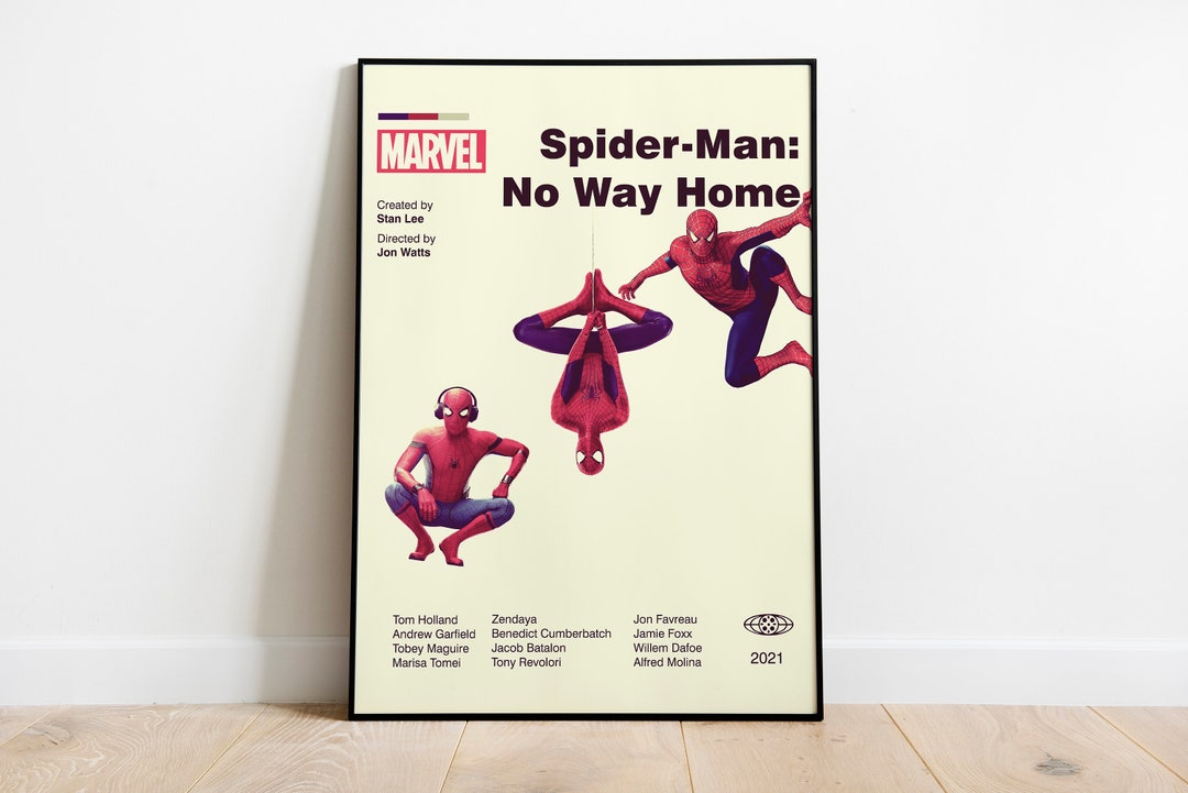 SPIDER-MAN POSTER - Spider-man Print - Mid Century Modern Poster ...
