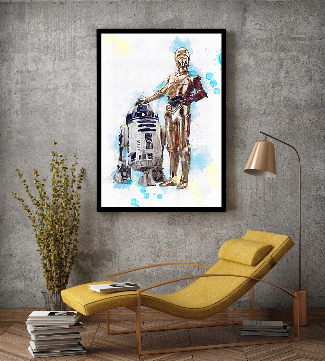 R2-D2 & C3PO Poster R2-D2 C3PO Star Wars Poster - Etsy