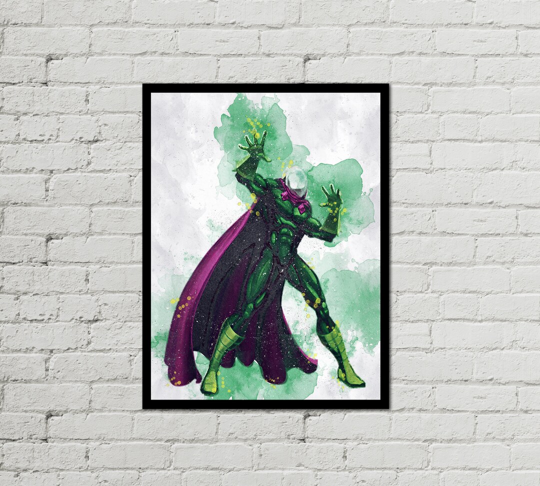 MYSTERIO- Mysterio Poster - Mysterio Digital - Marvel Poster - Digital ...