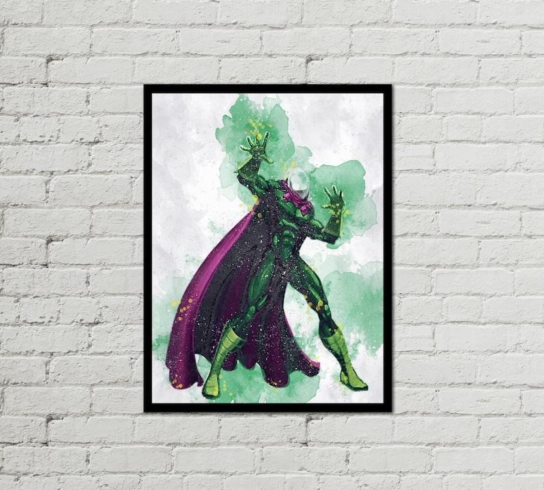 MYSTERIO- Mysterio Poster - Mysterio Digital - Marvel Poster - Digital ...