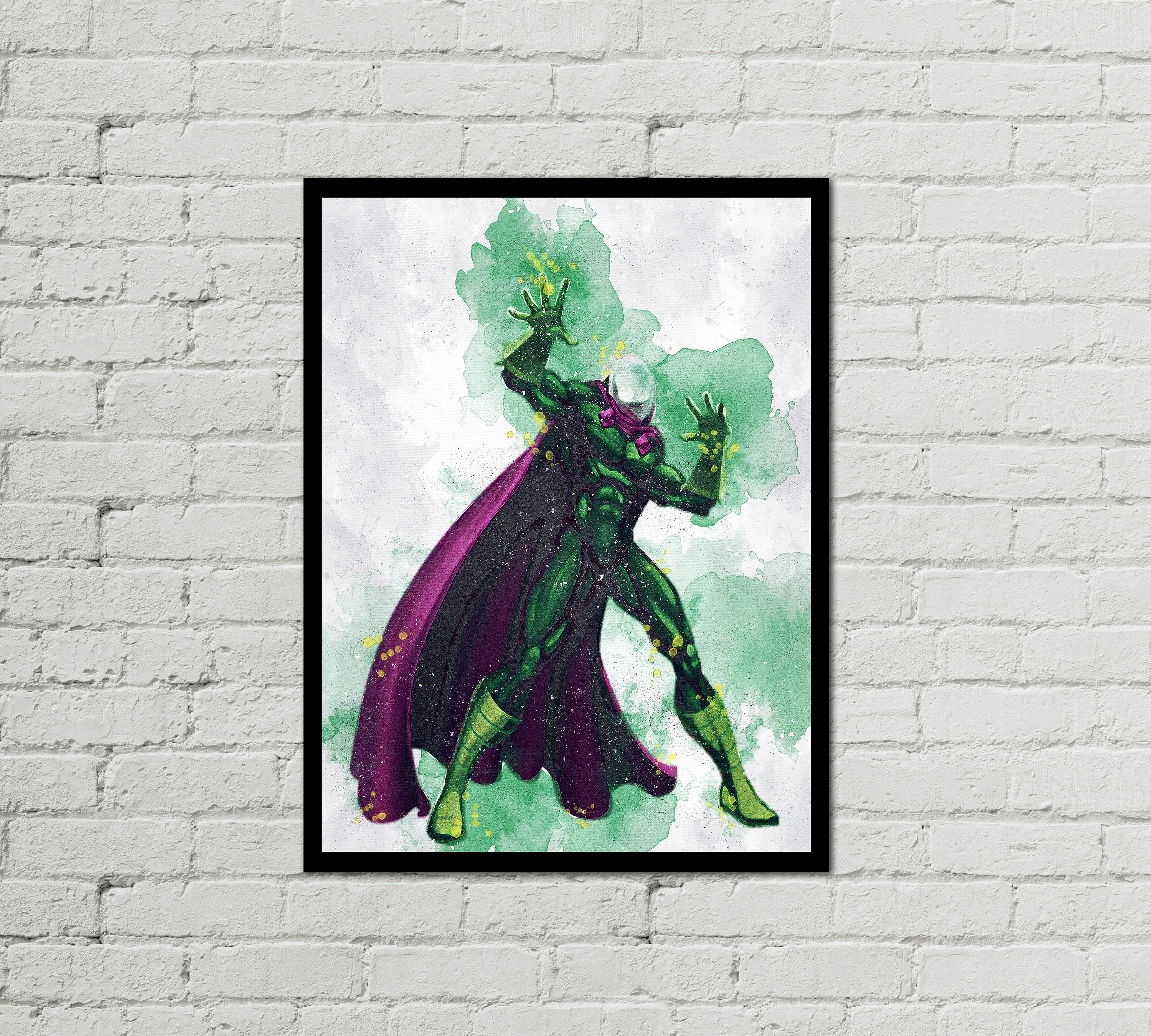 MYSTERIO- Mysterio Poster - Mysterio Digital - Marvel Poster - Digital ...