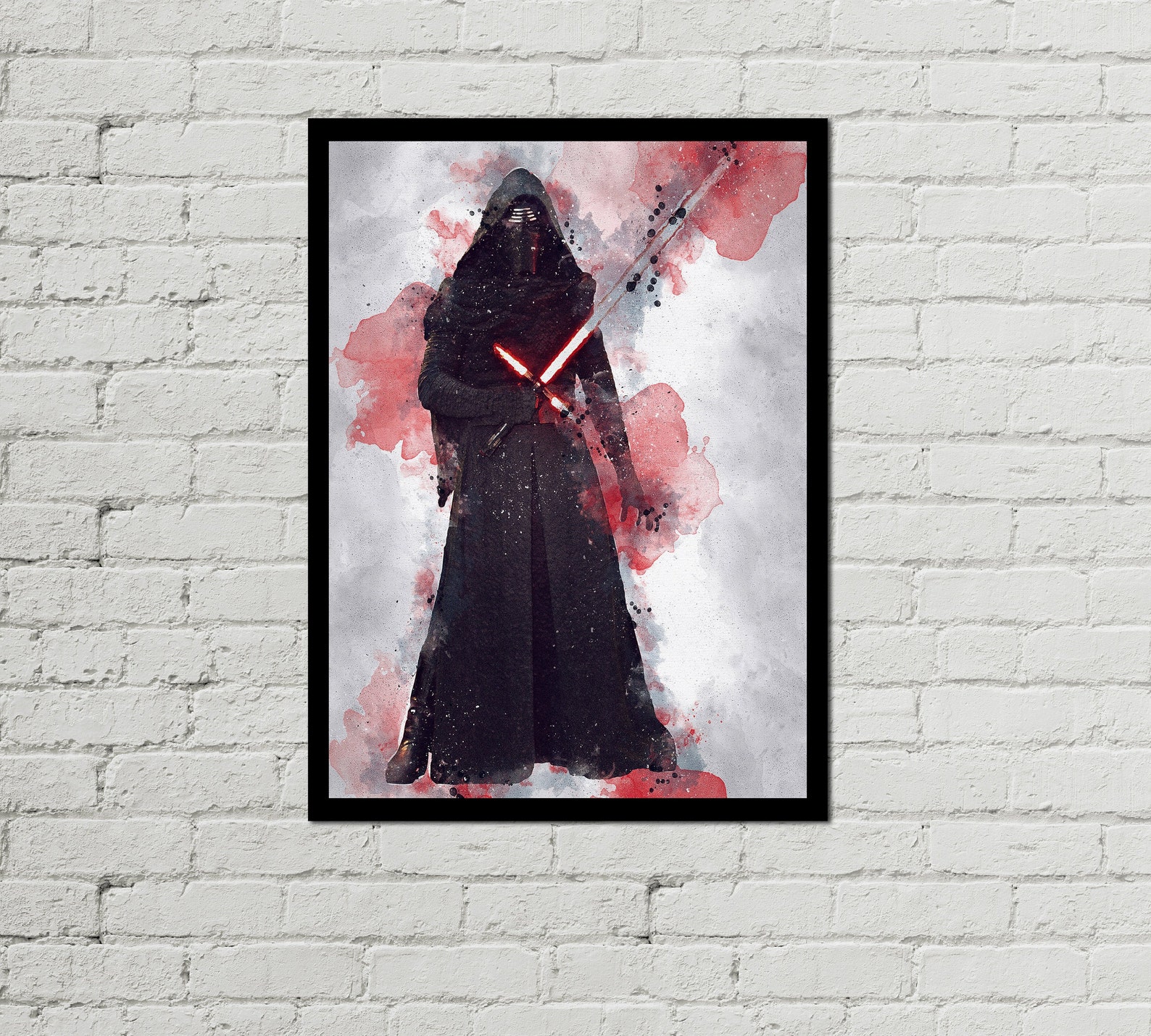 KYLO REN Kylo Ren Poster Kylo Ren Digital Star Wars | Etsy