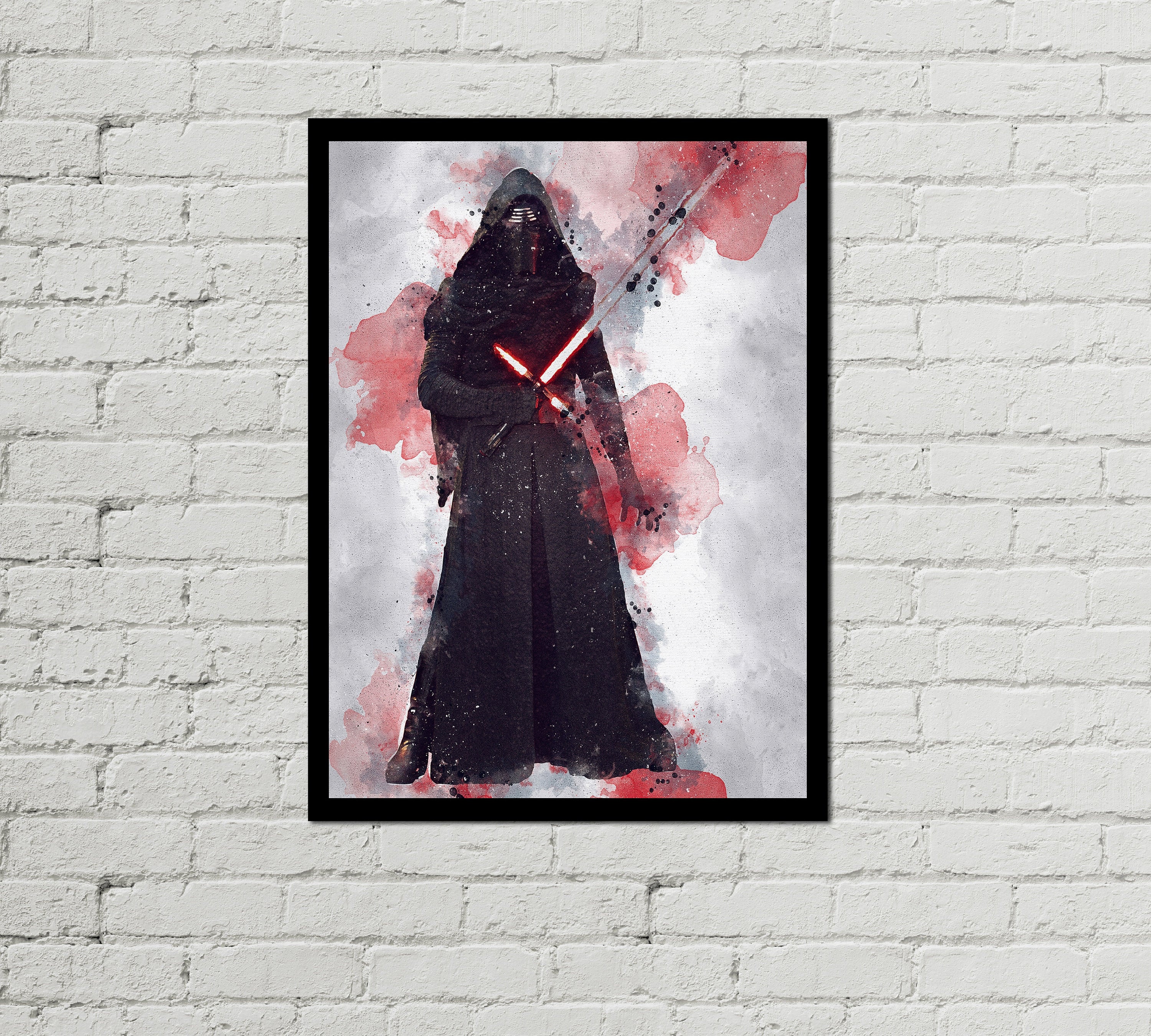 KYLO REN Kylo Ren Poster Kylo Ren Digital Star Wars - Etsy