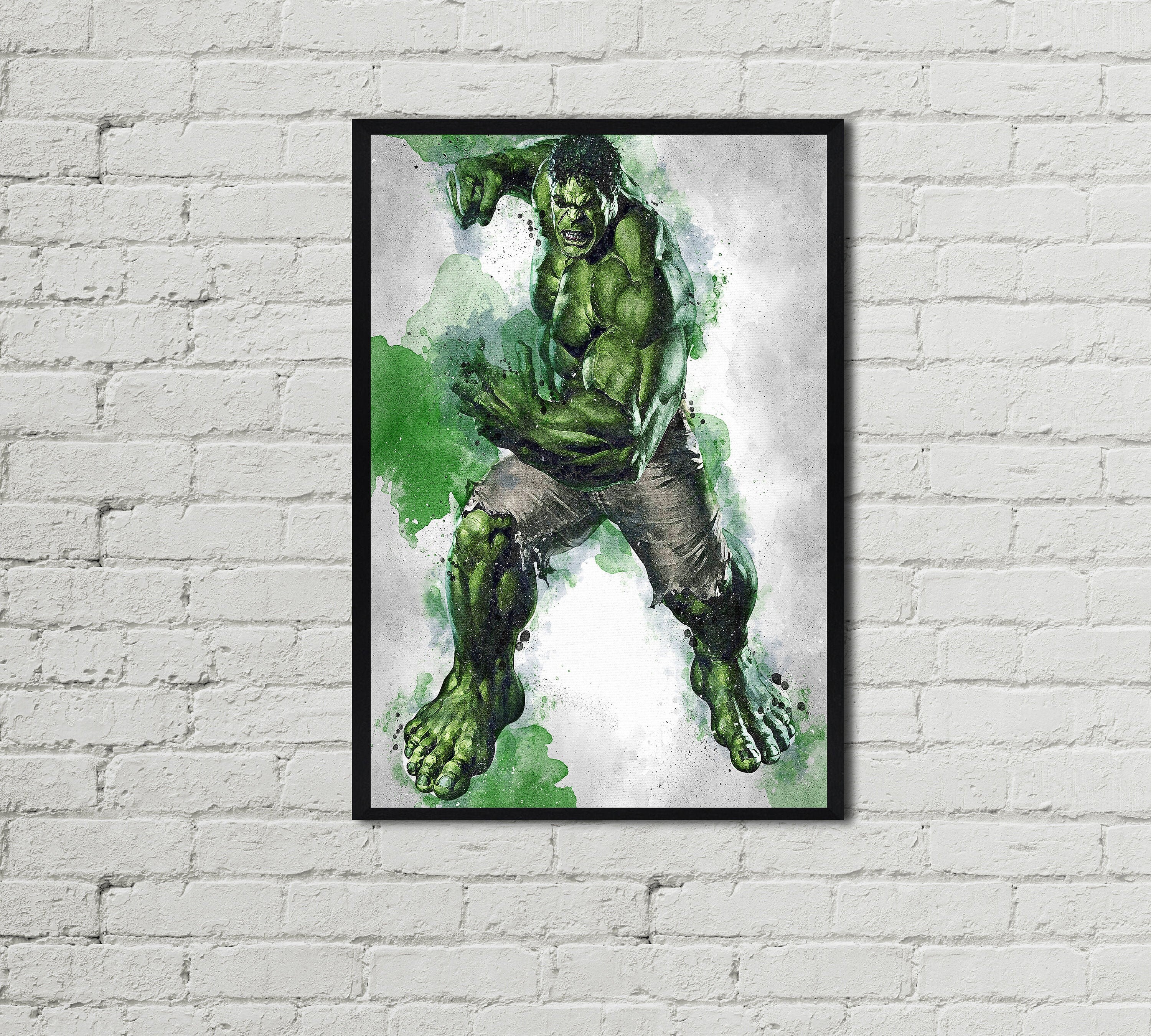 HULK Hulk Digital Marvel Poster Avengers Poster - Etsy