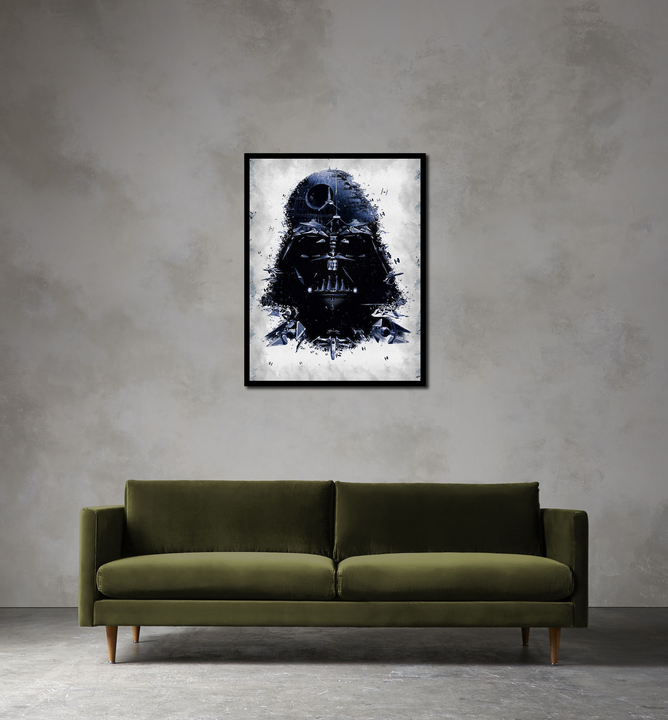 DARTH VADER Darth Vader Poster Darth Vader Digital Star - Etsy