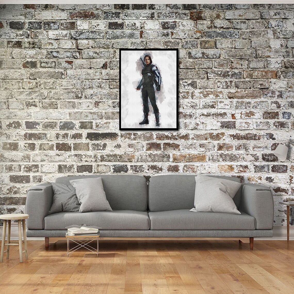 WINTER SOLDIER POSTER - Marvel Poster - Avengers Poster - Digital ...