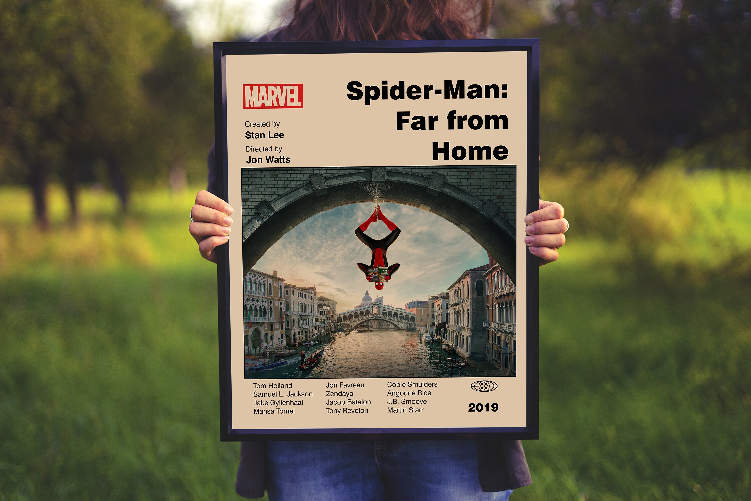 SPIDERMAN POSTER Spider-man Print Mid Century Modern - Etsy