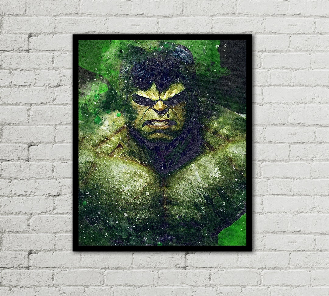 HULK - Hulk Digital - Marvel Poster - Avengers Poster - Digital ...