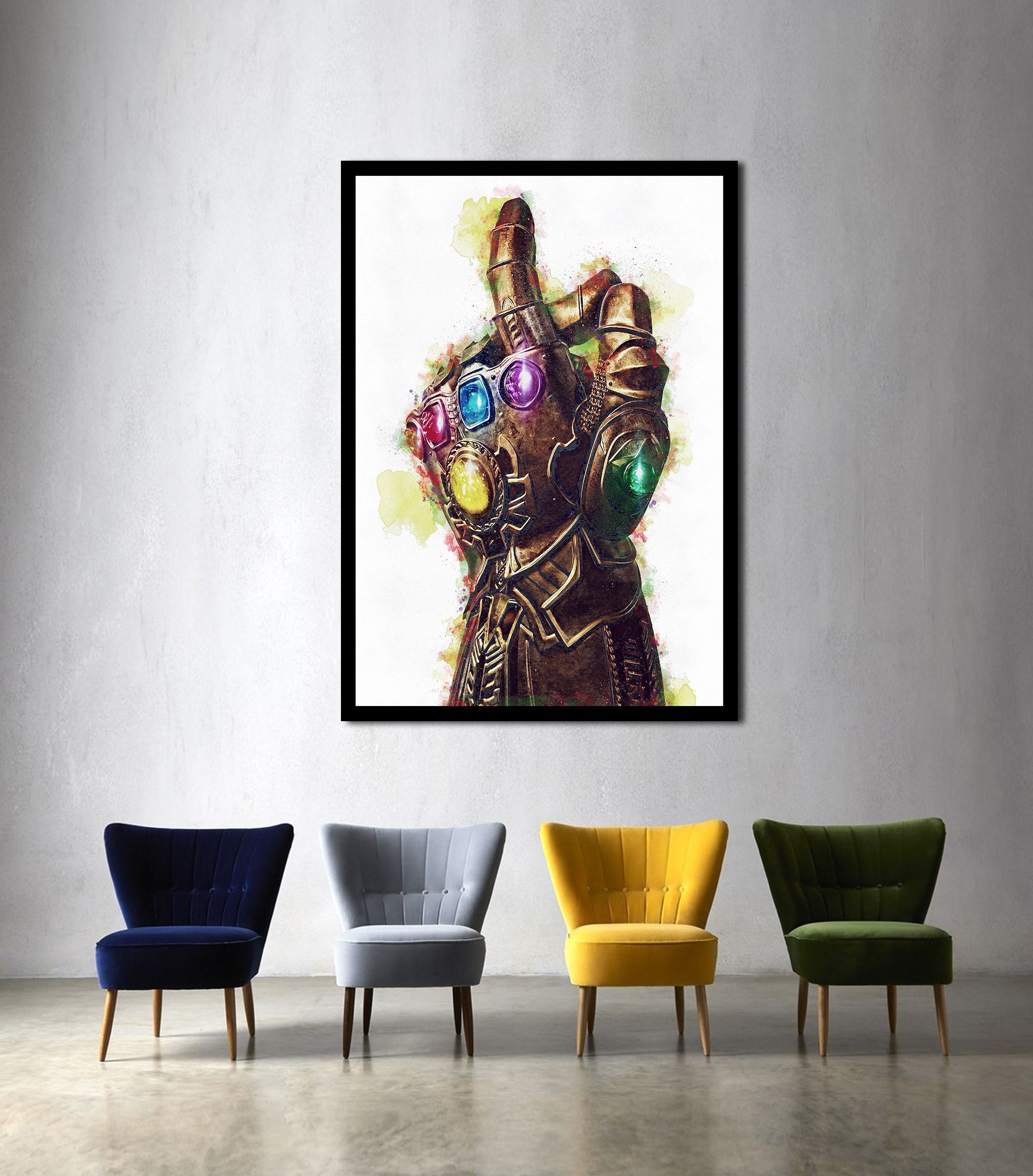 INFINITY GAUNTLET POSTER Marvel Poster Avengers Poster - Etsy