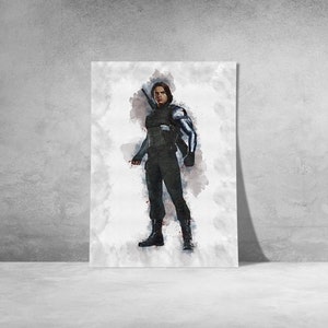 WINTER SOLDIER POSTER - Marvel Poster - Avengers Poster - Digital ...